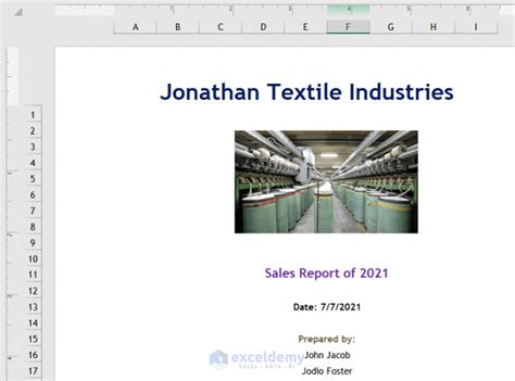 How To Make A Title Page In Excel An Ultimate Guide