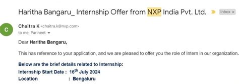 haritha bangaru on linkedin techintern internship newbeginnings