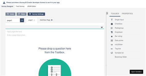 surveyjs angular codesandbox
