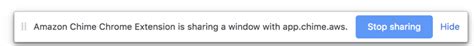 Amazon Chime Web Browser Picguide