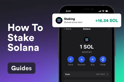 how to stake solana earn with the fast growing high performance