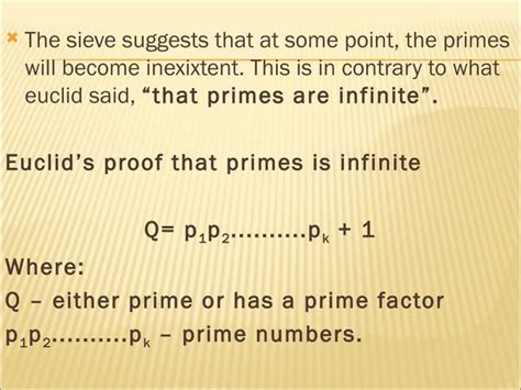 Set Of Primes Is Infinite Number Theory Ppt Physics Science