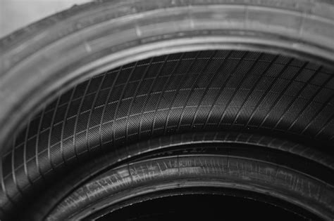 Premium Photo Closeup Inside Car Tire Metal Steel Wire Structure To