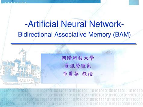 ppt artificial neural network hopfield neural network hnn