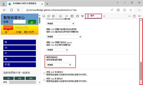 模擬視覺缺陷 Microsoft Edge Developer Documentation Microsoft Learn