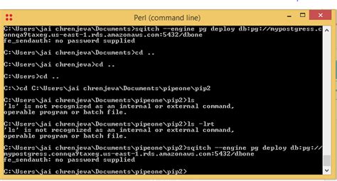 Postgresql Perl Console Basic Commands And Fe Sendauth No Password Was Not Working Stack