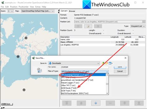 Convert Csv To Gpx Or Kml Using Free Converter Tools On Pc