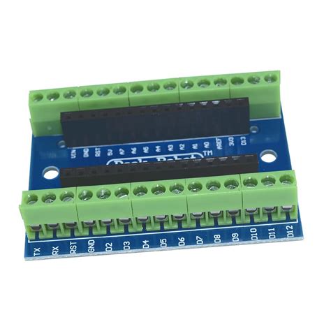 Nano Terminal Adapter For The Arduino Nano V30 Avr Atmega328p Au Modu