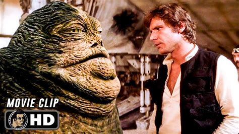 Han Solo And Jabba The Hutt Scene Star Wars A New Hope 1977 Movie