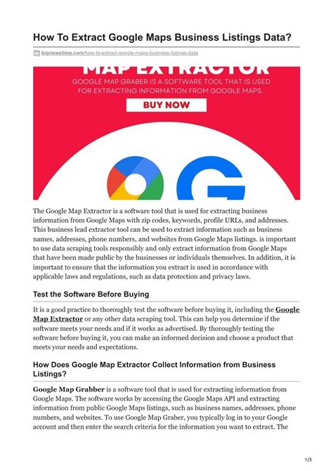 PPT How To Extract Google Maps Business Listings Data PowerPoint Presentation ID