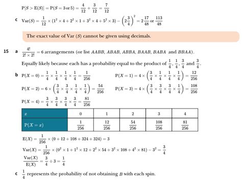 S Probability Distributions Exercise Mixed Exercise Worked Solutions Maths With David