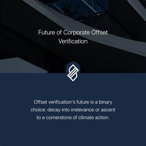 Future Of Corporate Offset Verification → Scenario