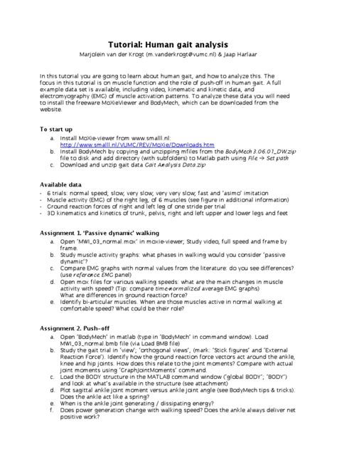 pdf assignment tutorialhumangaitanalysis dokumen tips