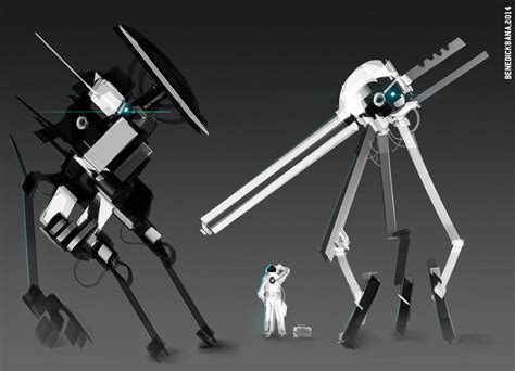 Tripod Mech Designs By Benedickbana On Deviantart