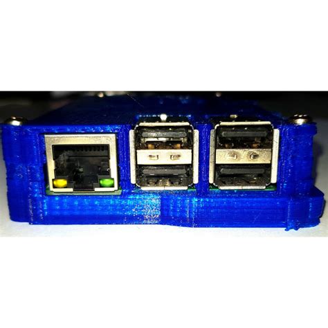 case contenitore per raspberry pi 2 3 montaggio verticale din stampato pla