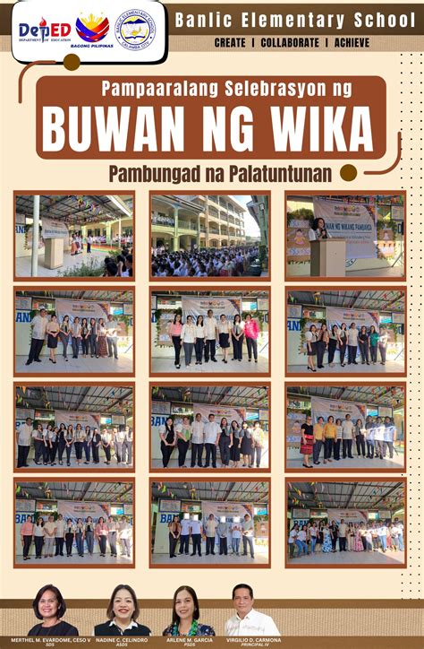 Deped Pambungad Na Palatuntunan Ng Buwan Ng Wika 2025 Sa Temang