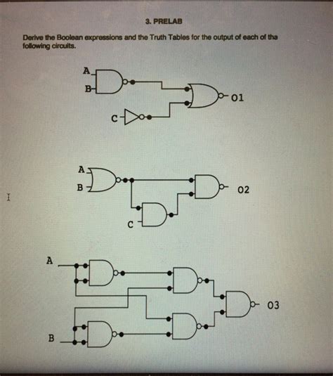 Solved Derive The Boolean Expression And The Truth Tables