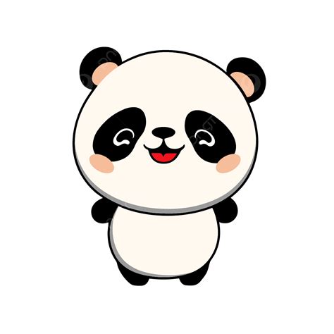 Giant Panda Cartoon Vector Illustration Stock Vector