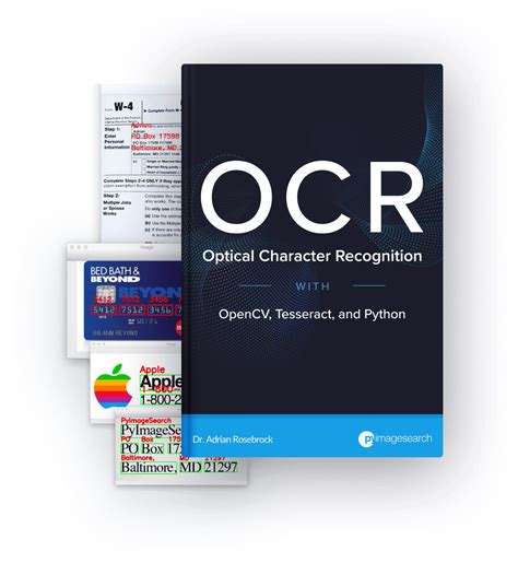Ocr With Opencv Tesseract And Python Ocr Book