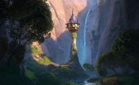 Tangled Tower Wallpaper