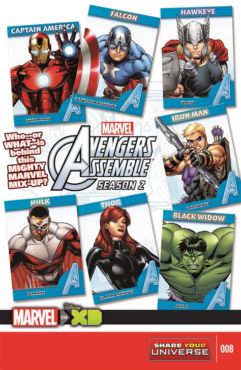 Marvel Universe Avengers Assemble Season Two 2014 8 Comic Issues