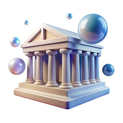 Dramatic Traditional Classical Architecture 3d Model Digital Art Columns Temple Structure