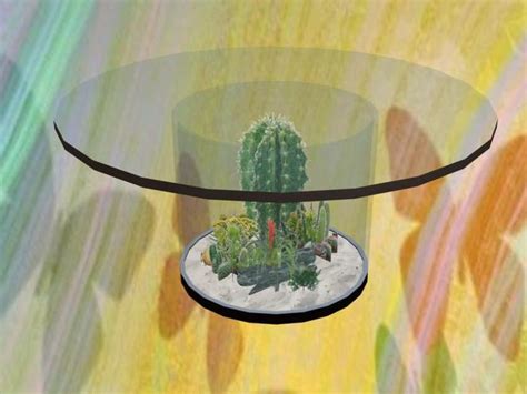 second life marketplace cacti terrarium table o