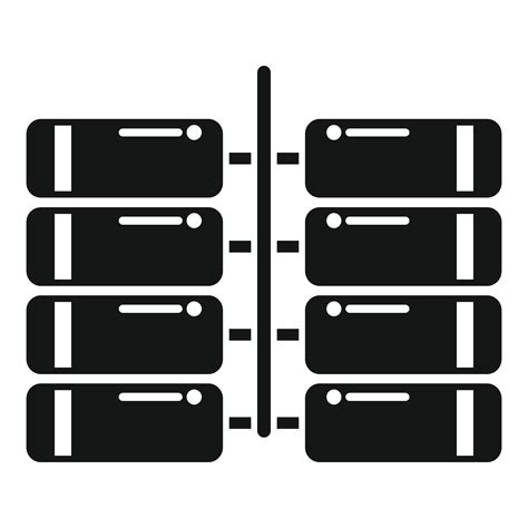Server Rack Icon Showing Data Center Hosting 49067105 Vector Art At Vecteezy