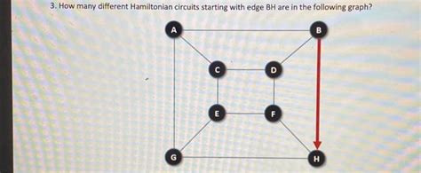 Solved How Many Different Hamiltonian Circuits Starting Chegg
