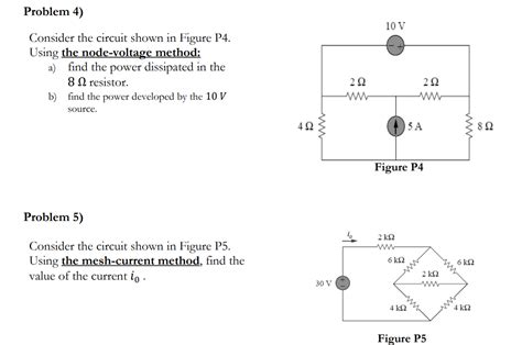 solved probl consider the circuit shown in figure p4 using