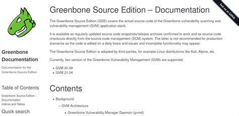 Official Documentation For Greenbone Source Edition Greenbone Community Edition Greenbone