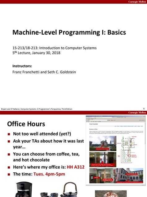 Machine Level Programming I Basics 15 21318 213 Introduction To