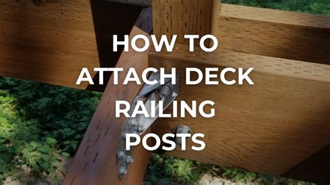 How To Attach Deck Railing Posts Premium Decking Supply