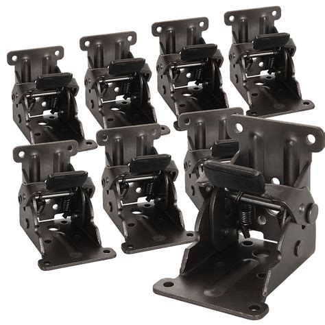 8 Pack Table Leg Folding Brackets Lock Extension Support Bracket