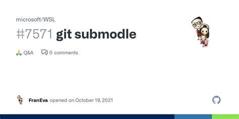 Git Submodle Microsoft WSL Discussion GitHub