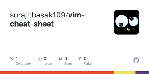 Github Surajitbasak Vim Cheat Sheet