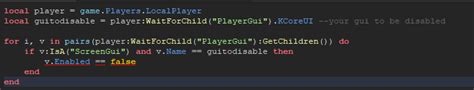 Disabling Playergui Scripting Support Developer Forum Roblox
