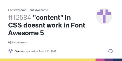Content In CSS Doesnt Work In Font Awesome Issue FortAwesome Font Awesome GitHub