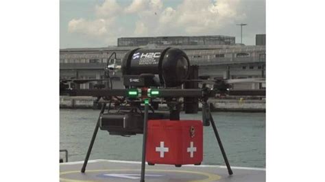 智慧能源和h2c在意大利推出首款燃料电池货运包裹递送无人机 艾邦氢能源技术网