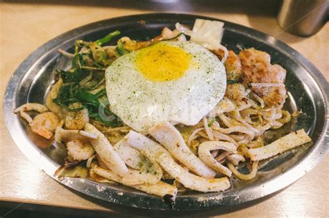 야끼소바 소바 면 음식 일본음식 사진이미지일러스트캘리그라피 이빠이오빠작가