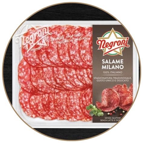 Salame Milano A Fette Negroni Busta 100 Gr Centro Carni Rigamonti