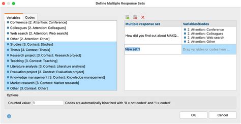 Maxqda 2022 Online Manual Analyze Multiple Responses