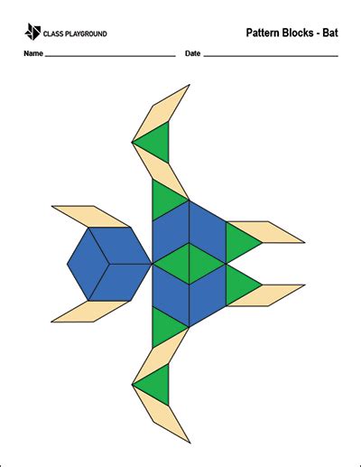 Pattern Blocks Class Playground Worksheets Library