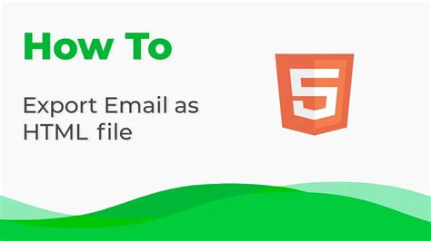 How To Export Your Email As HTML File Stripo Email