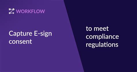 Capture Esign Consent Workflow Pdcflow