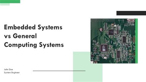 embedded systems vs general computing systems ppt template st ai