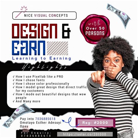 Buy Design And Earn By Adesuyi Omotayo Esther On Selar