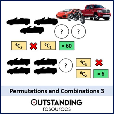 Permutations And Combinations Problems And Constraints Lesson Tpt
