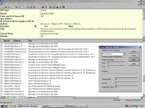 Example Of A Duplicate Search Over Three Databases Provided By The