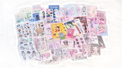 칠월愛 하울과 다꾸 ♡゛ 15만원 어치 스티커 하울 칠월애 하울 구매한 스티커로 다꾸까지 💓 Youtube